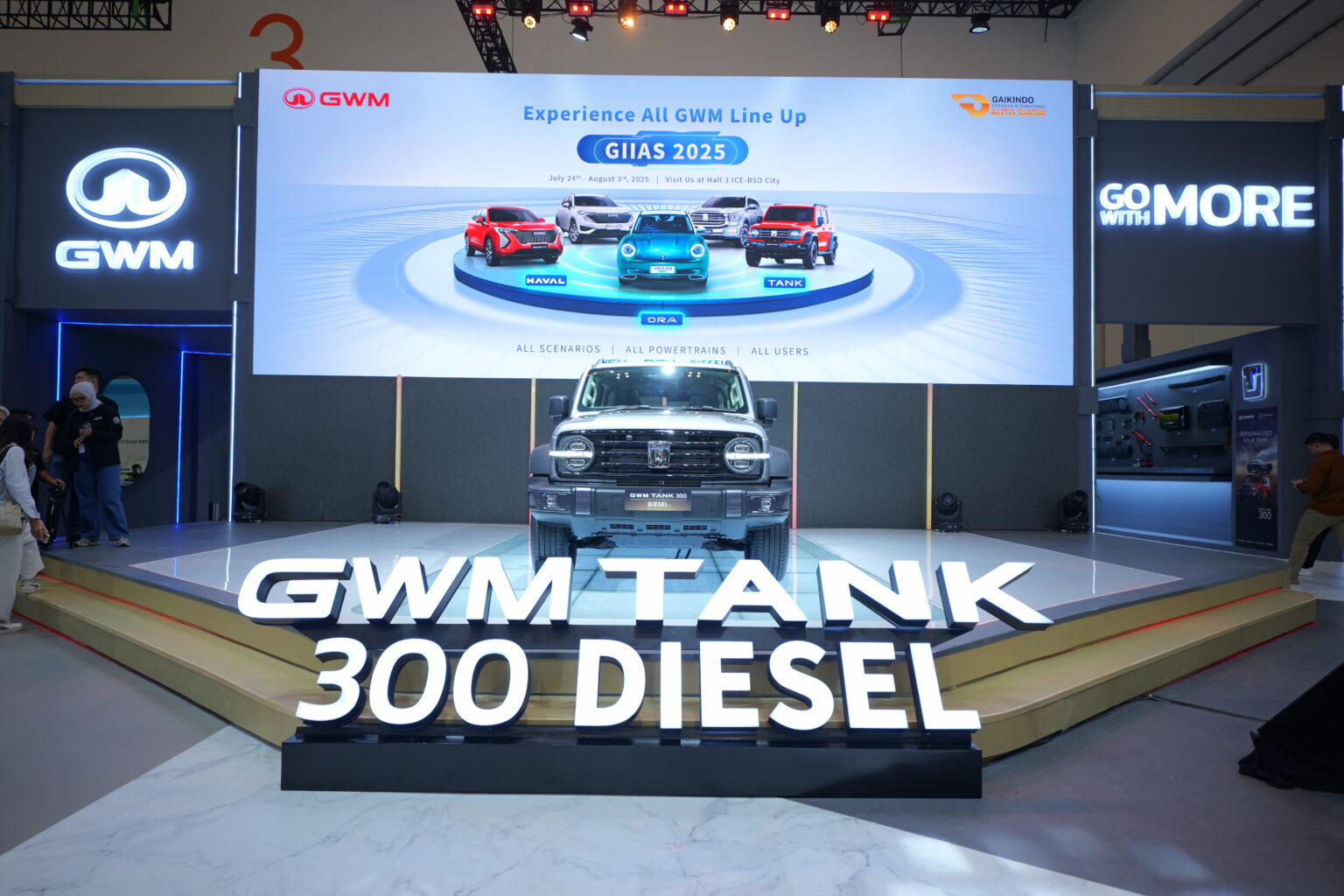 GWM Luncurkan Tank 300 Diesel di GIIAS 2025, Ada Varian 4x4 - Rockomotif